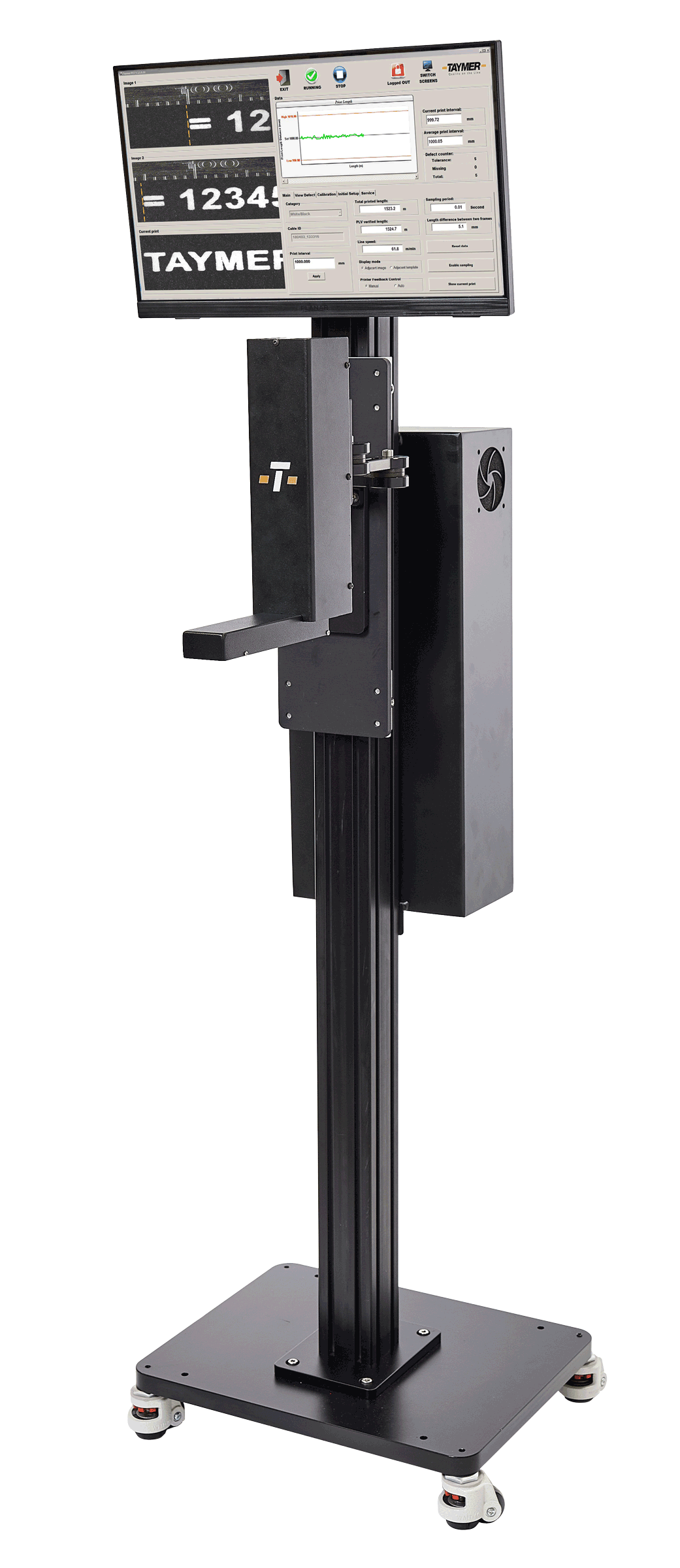 Single Camera Cable Print Length Verification PLV1500-S | Taymer