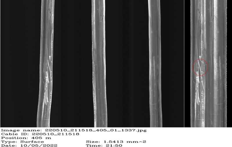 Surface Defect Inspector for Jacket, Pipe, Tube, Bar Stock or Tape