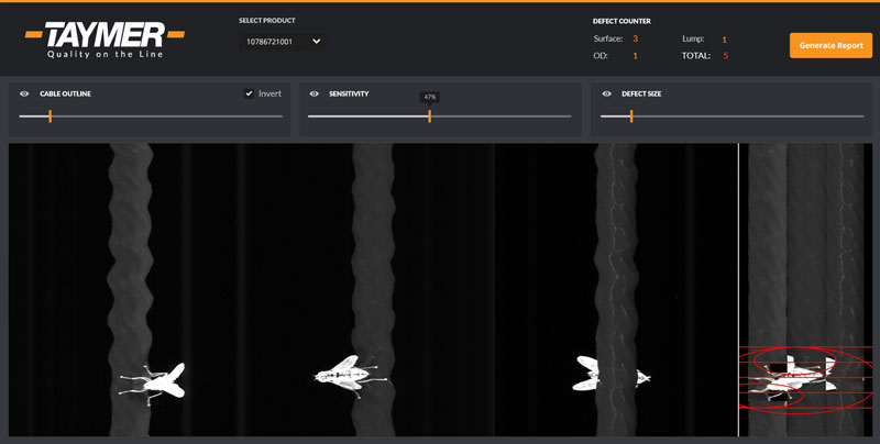 Taymer | Cable Vision Inspection & Wire Length Counters