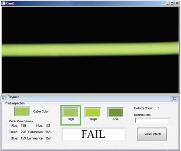 Color Verification System for Production Line Quality CV2000 | Taymer Int.