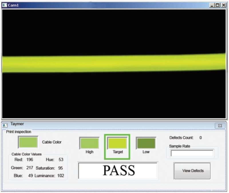 Color Verification System for Production Line Quality CV2000 | Taymer Int.