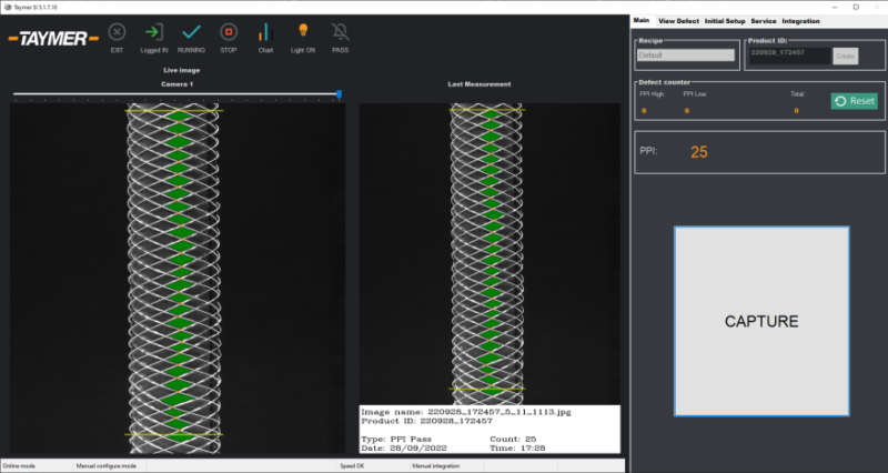 Braid Inspector Camera-Based Quality Control | Taymer Vision Systems